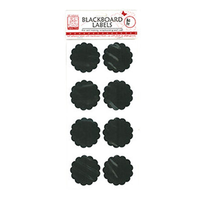 Stickers Chalkboard Stickers, Large Scallop Circles- 8pk – Lincraft