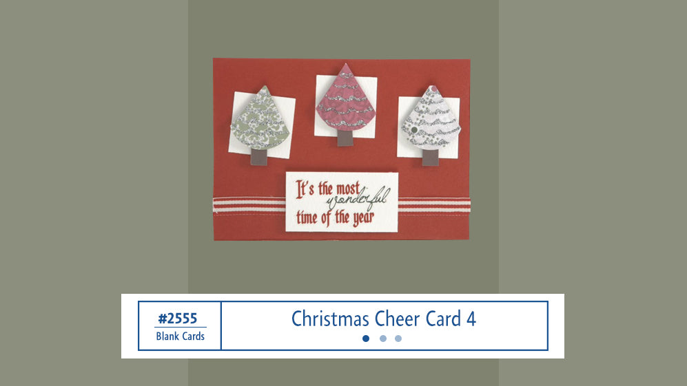 #2555 Christmas Cheer Card 4 – Lincraft
