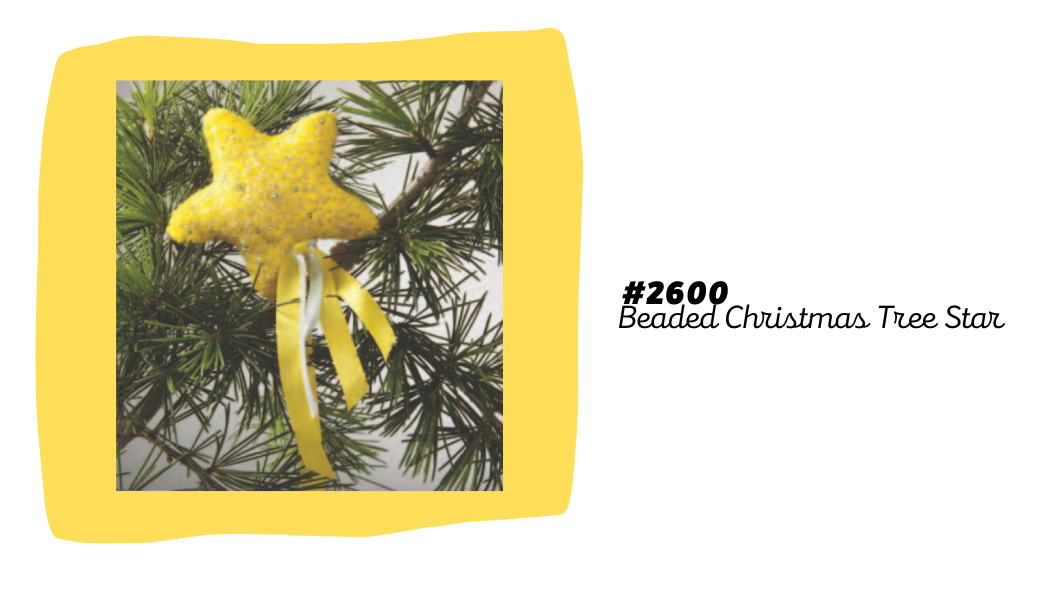 #2600 Beaded Christmas Tree Star – Lincraft