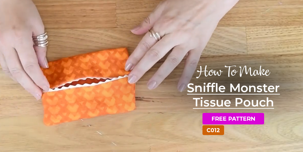 C012 Sniffle Monster Tissue Pouch – Lincraft