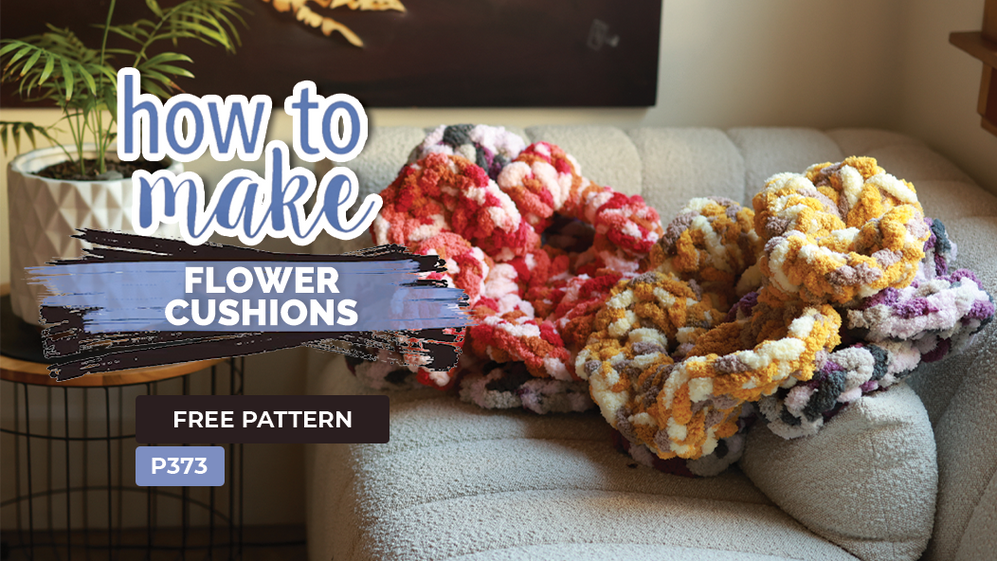 P373 Flower Cushion – Lincraft