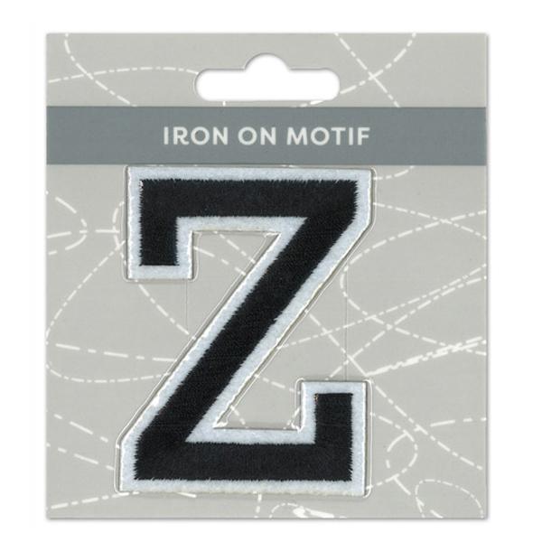 Sullivans Iron On Motif, Black Z- 75mm – Lincraft