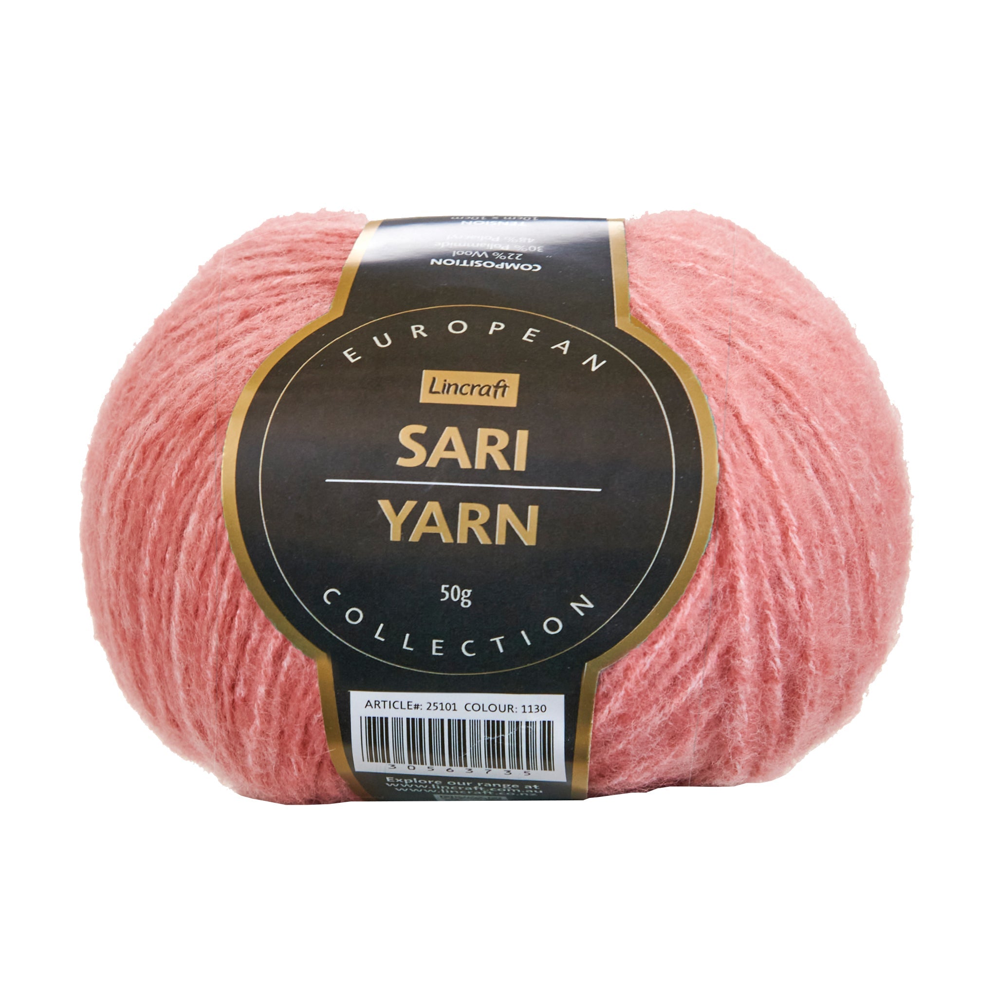 European Collection Sari Crochet & Knitting Yarn, 50g – Lincraft