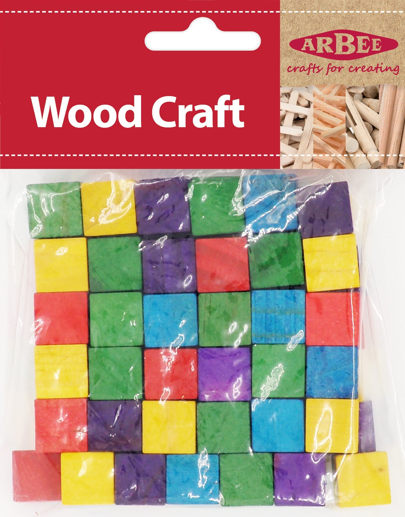 Arbee Craft Cubes, Coloured- 72pk – Lincraft