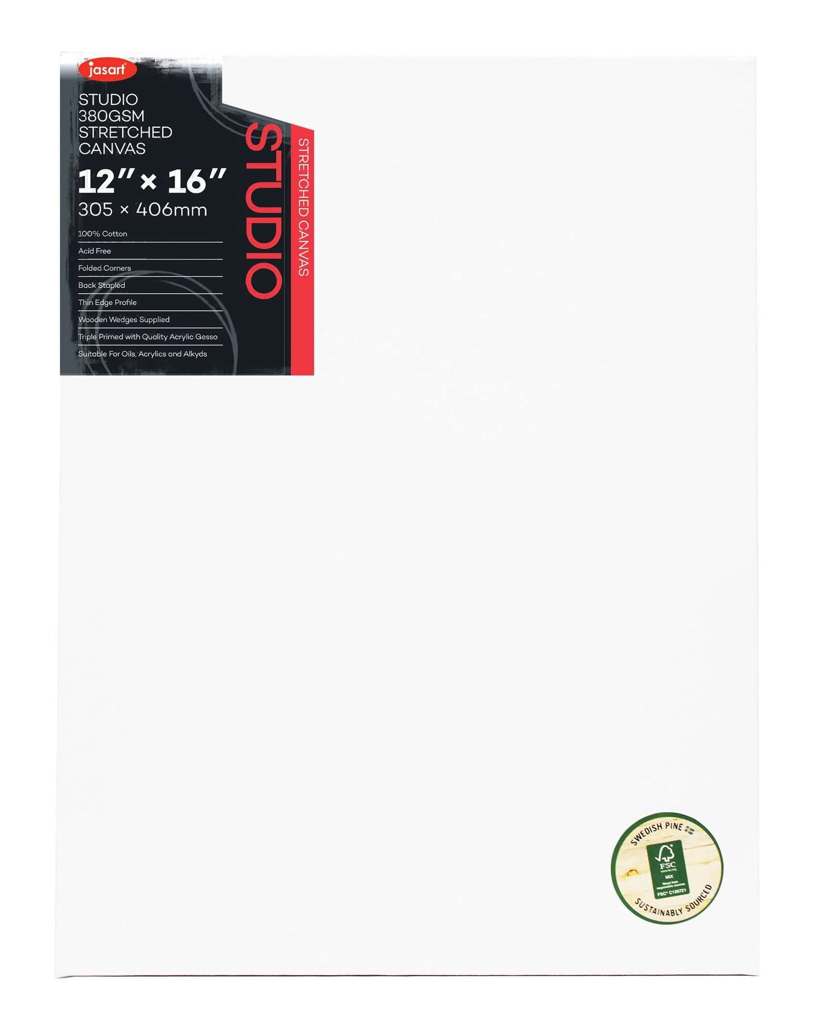 Jasart Studio Thin Edge Stretched Canvas FSC MIX – Lincraft