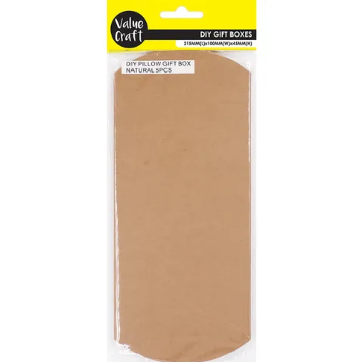 Value Craft DIY Gift Box, Natural- 5pk – Lincraft