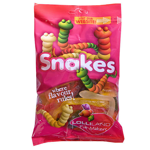 Snakes Lollies- 160g – Lincraft