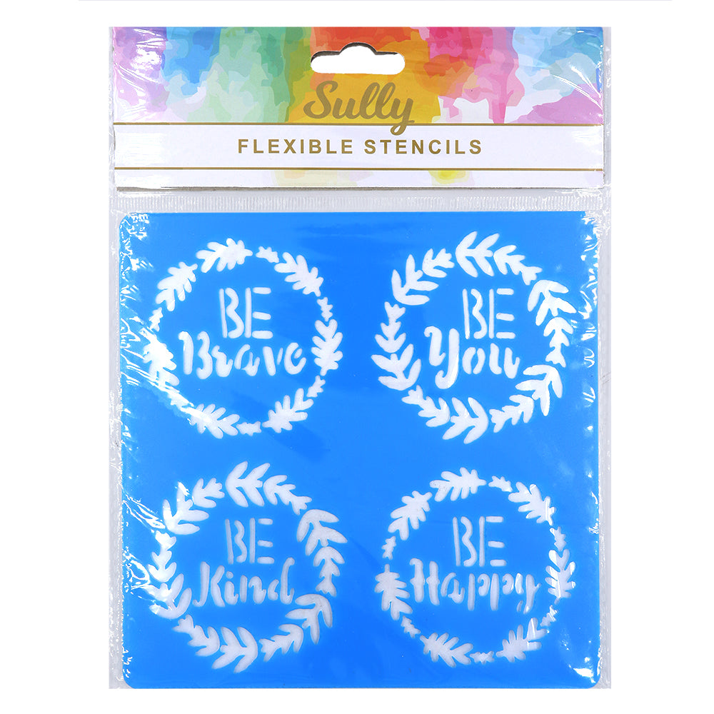 Sully Flexible Stencil, Be Brave – Lincraft