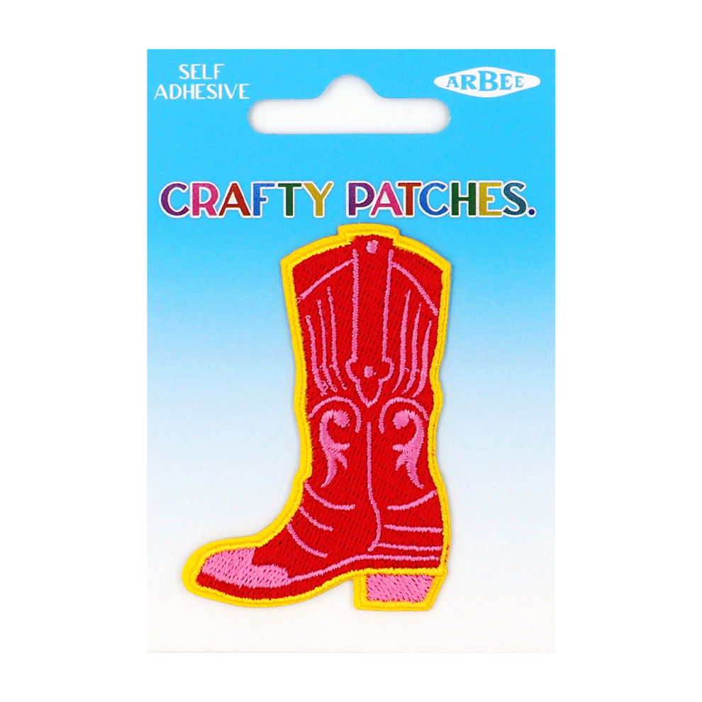 Arbee Crafty Patch, Girlie Cowboy Boot- 1pc – Lincraft