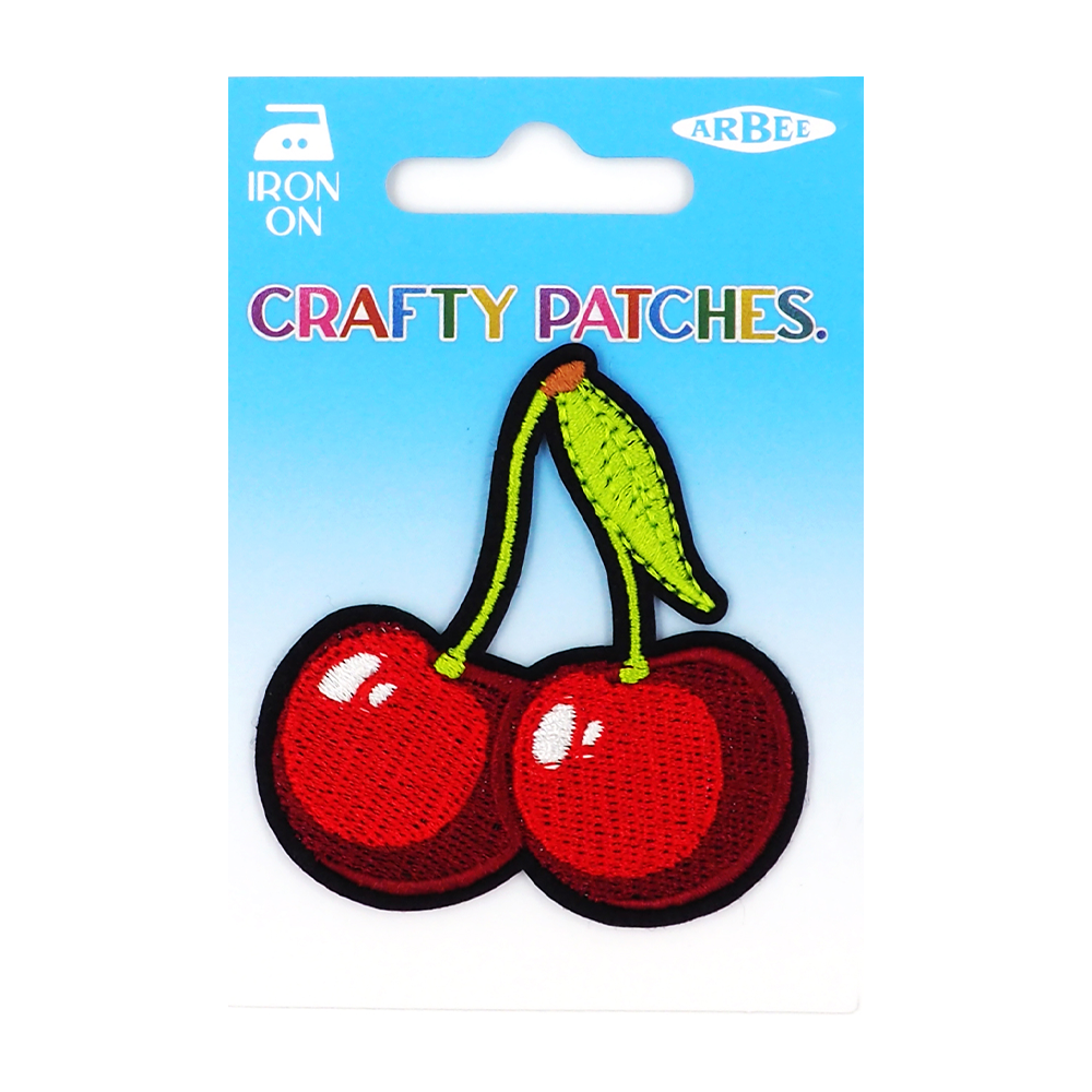 Arbee Crafty Patch, Cherries- 1pc – Lincraft