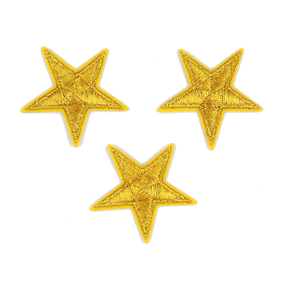 Arbee Crafty Patch, Military Gold Stars- 3pc – Lincraft