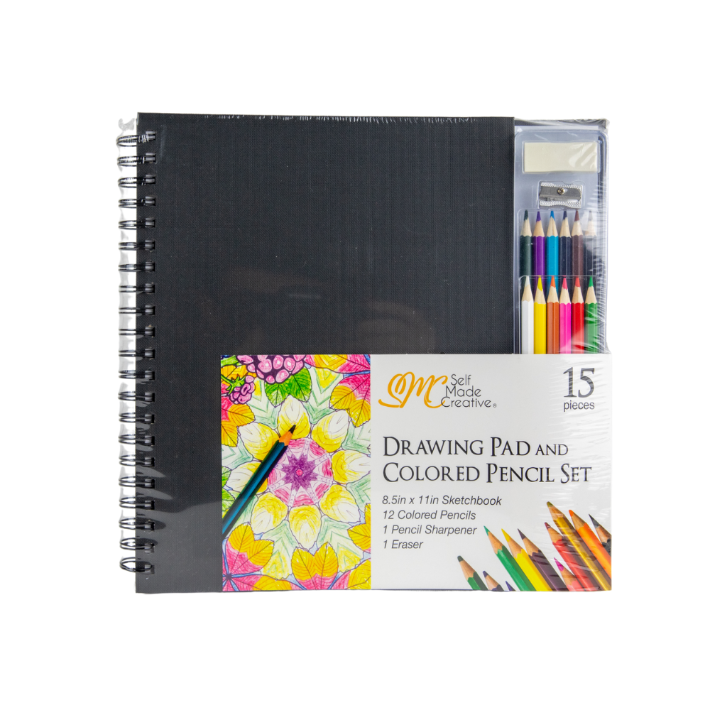 Drawing Pad Set- 15pce – Lincraft