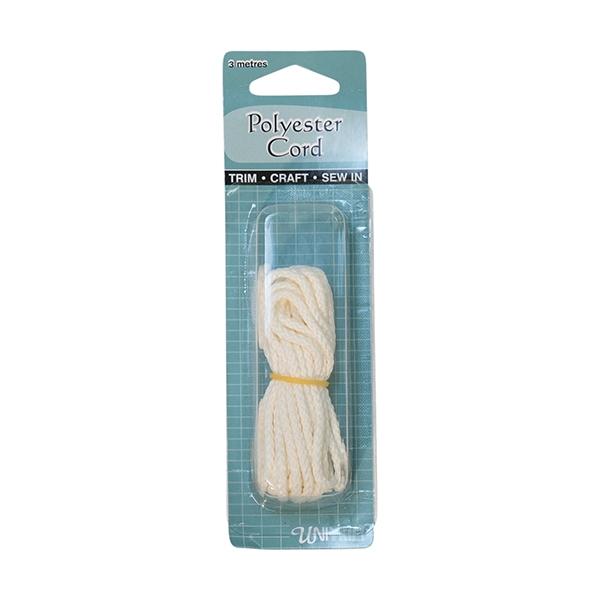 Unitrim Polyester Cord, Cream- 3m – Lincraft