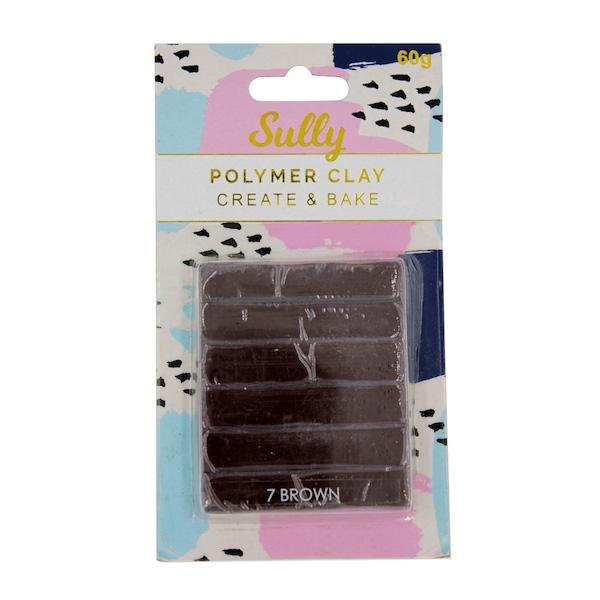 Sully Polymer Clay, Brown- 60g – Lincraft