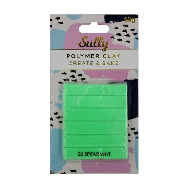 Sully Polymer Clay, Spearmint- 60g – Lincraft