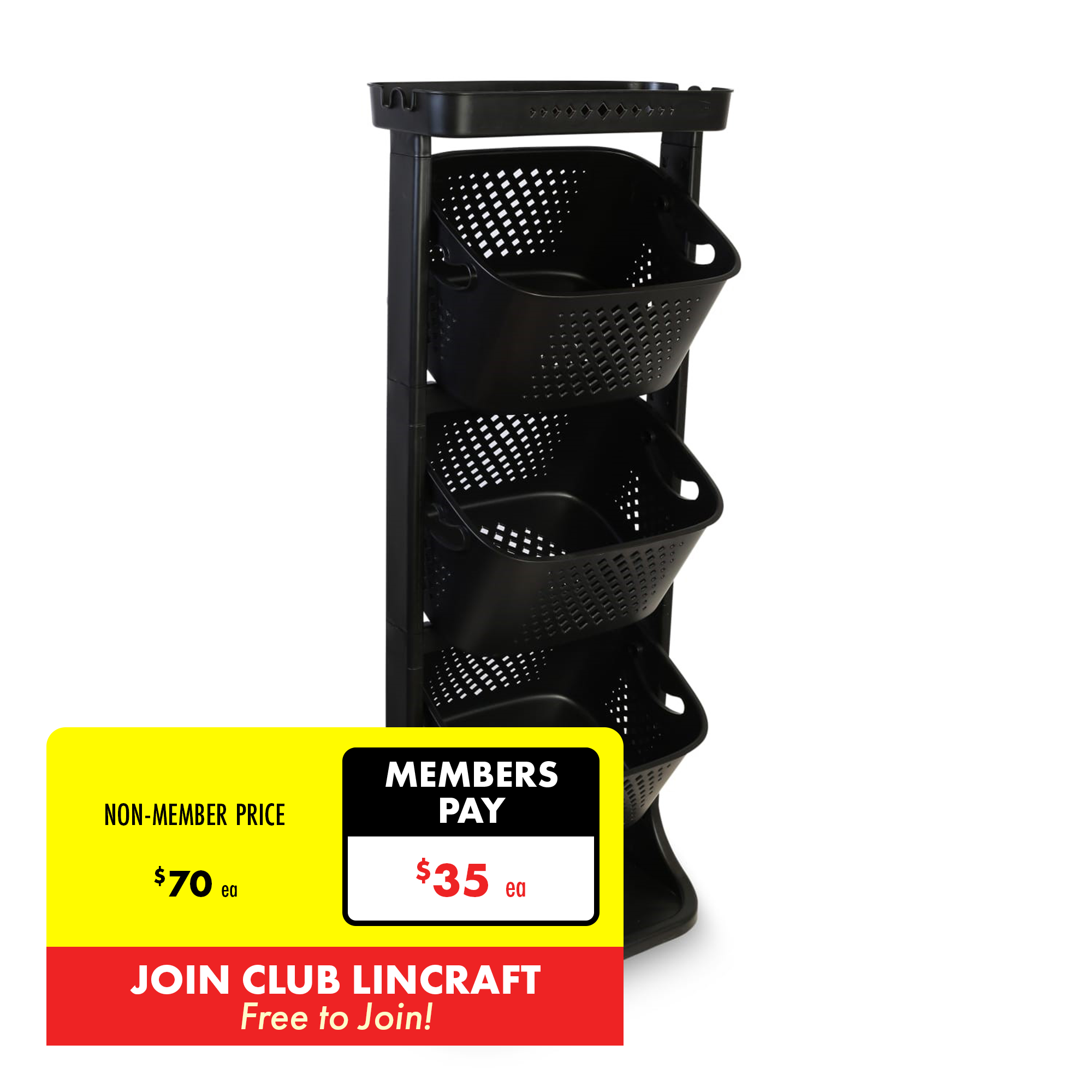 Modern Homeware Tri Rack – Lincraft
